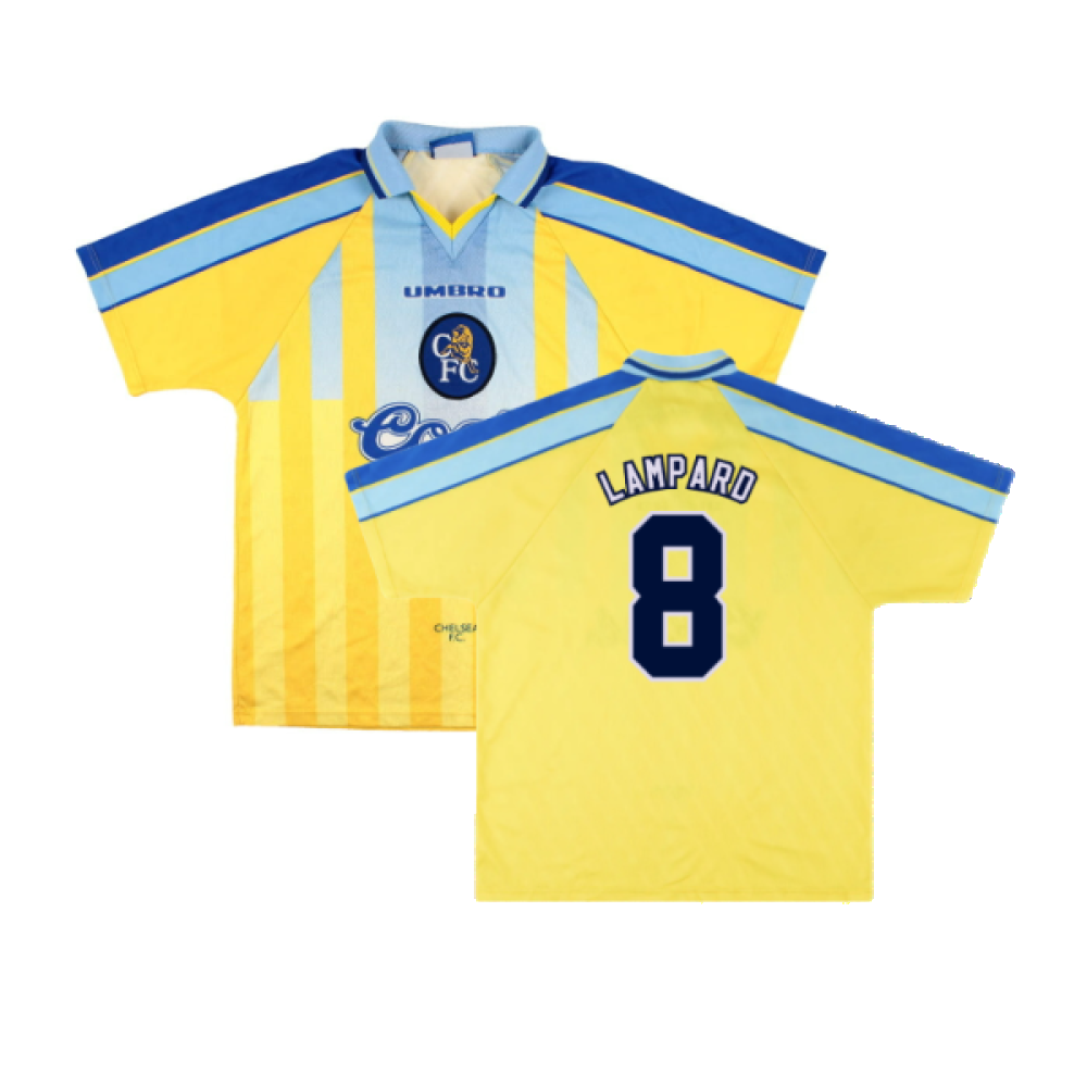 Chelsea 1996-97 Away Shirt (M) (Very Good) (Lampard 8) – Soccer Clasico