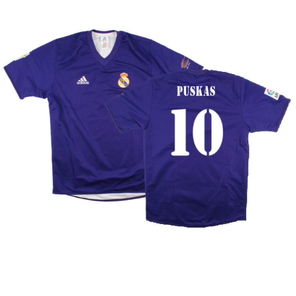 Real Madrid 2001-02 Anniversary Third Shirt (S) (Excellent) (Puskas 10 ...